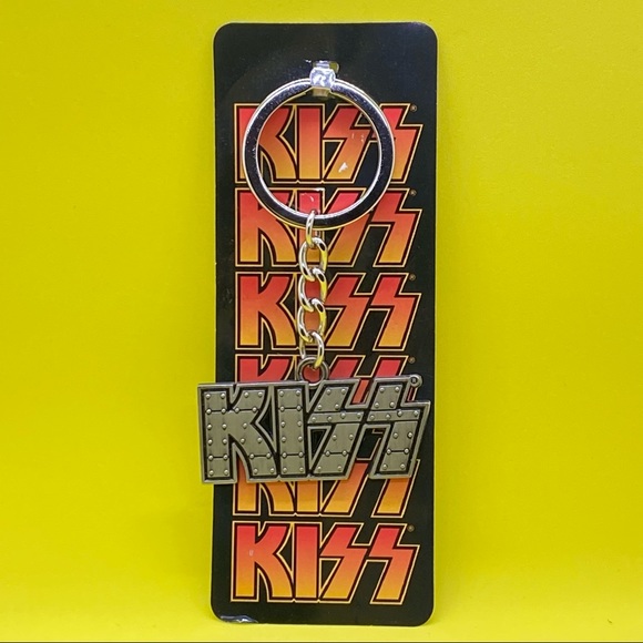 Accessories | Kiss Rock Band Metal Keychain With Iconic Kiss Band ...